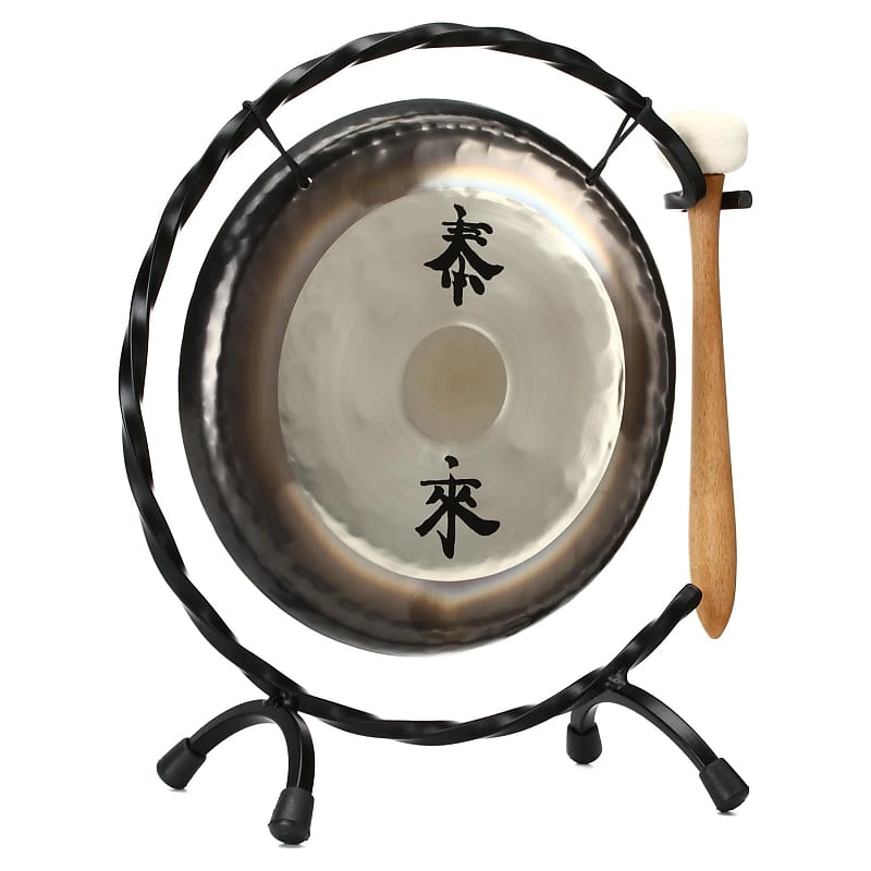 Paiste Cymbals 7-Inch Deco Gong Set with Floor Stand 7" | Reverb