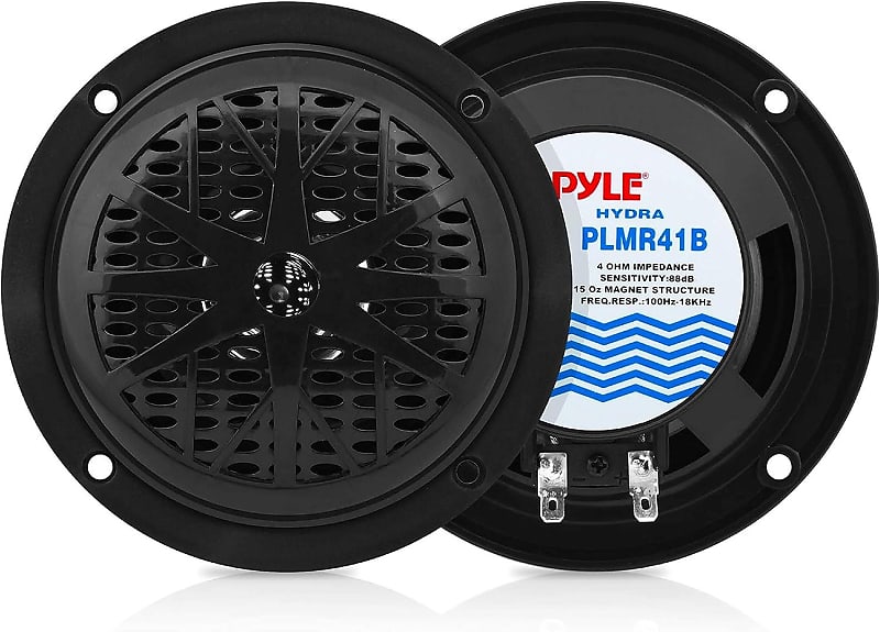 Pyle 4 Inch Dual Marine Speakers - Waterproof and Weather | Reverb