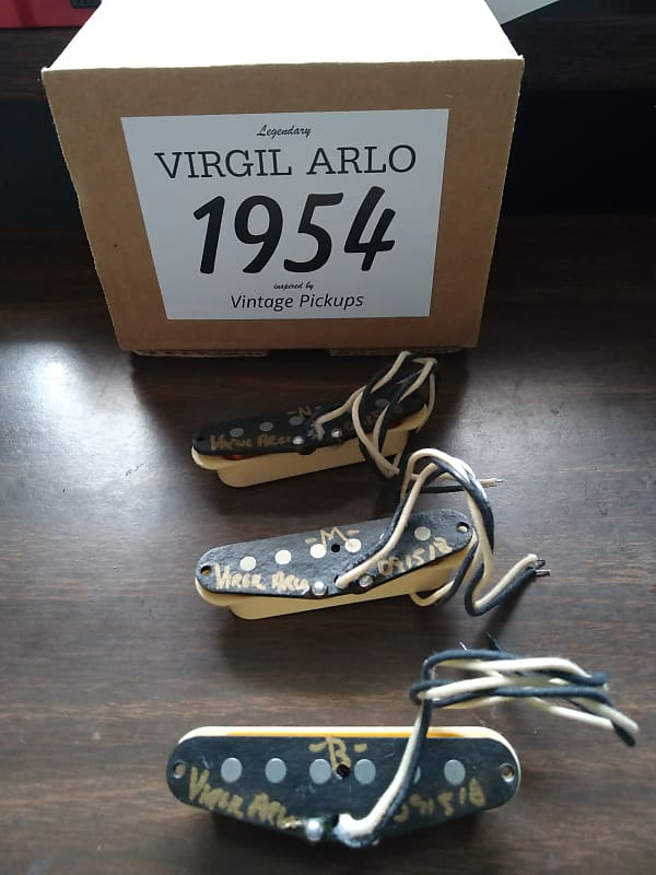 Virgil Arlo New White Label 1954 Stratocaster pickup set | Reverb UK