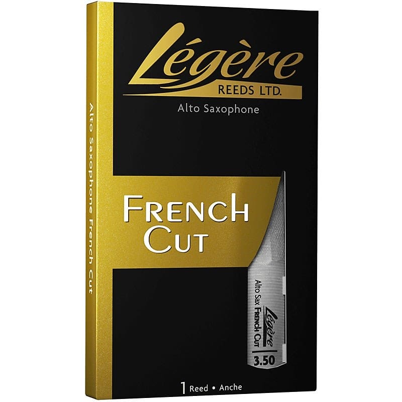 Leger [Hardness: 3.25] Legere French Cut Alto Saxophone Reed | Reverb