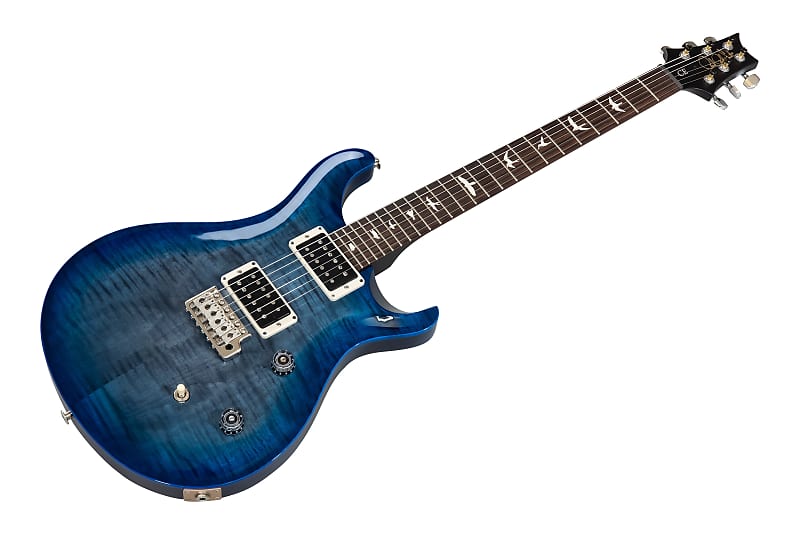 PRS USA CE 24 CC - Blueburst - Custom Color - Blackout Neck - | Reverb