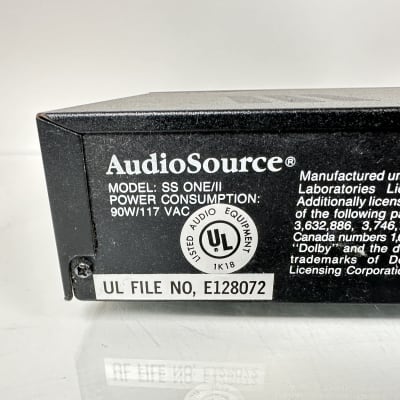 AudioSource Surround Sound Processor Model SS One / 1 Series | Reverb