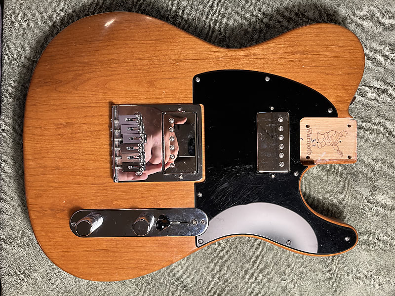 Warmoth loaded Telecaster body 2022 - amber stain | Reverb