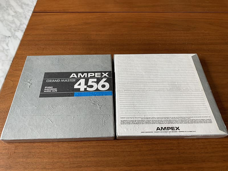 Ampex 456 Grand Master 1/4” x 7” Sealed (2 reels) | Reverb