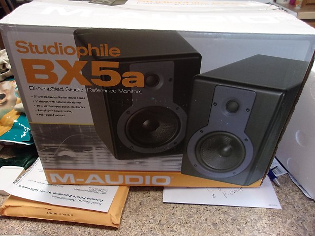 New M-Audio studiophile model bx5a 70 wt. powered | Reverb Australia