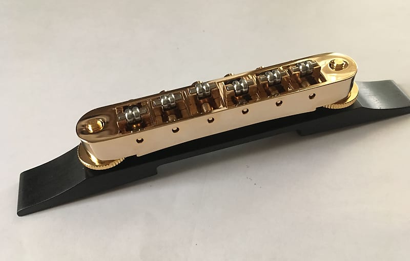 GOLD ROLLER ADJUSTOMATIC BRIDGE FOR GRETSCH GUITARS With | Reverb