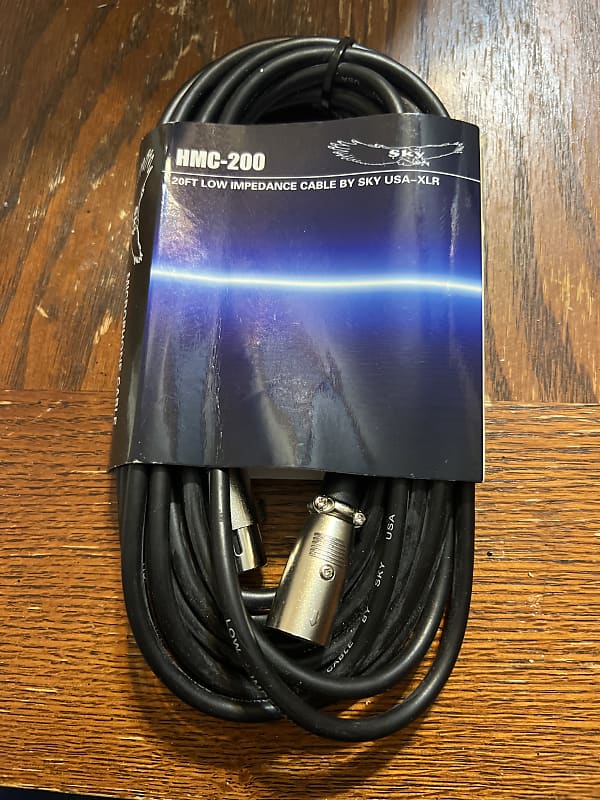 Sky HMC-200 20 ft low impedance cable XLR | Reverb