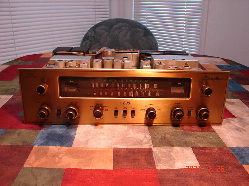 Vintage "The Fisher" Model TA-600 All Tube Stereo Receiver | Reverb