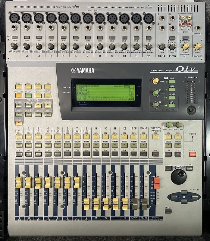 Yamaha 01v 24Ch DigiMixer + Rack Ears & Rails | Reverb