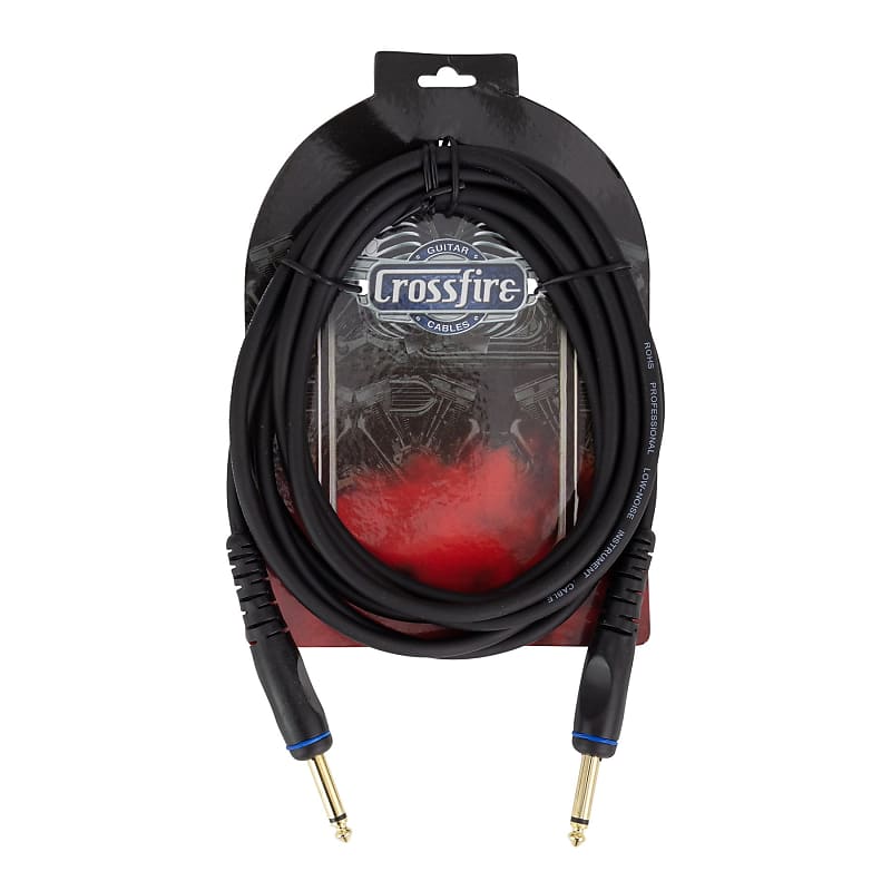 Crosssfire 10' / 3 Metre Instrument Cable with Straight | Reverb