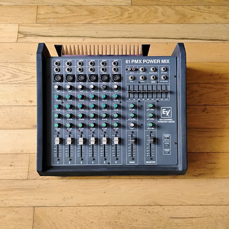 Electro-Voice 61 PMX Power Mix - Powered Mixer - 200W 4 ohms | Reverb
