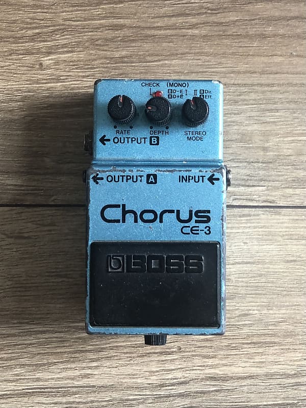 Boss CE-3 Chorus (Green Label) 1988 - 1992 - Blue | Reverb