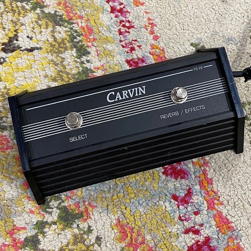 Carvin 2 Button Footswitch Black | Reverb