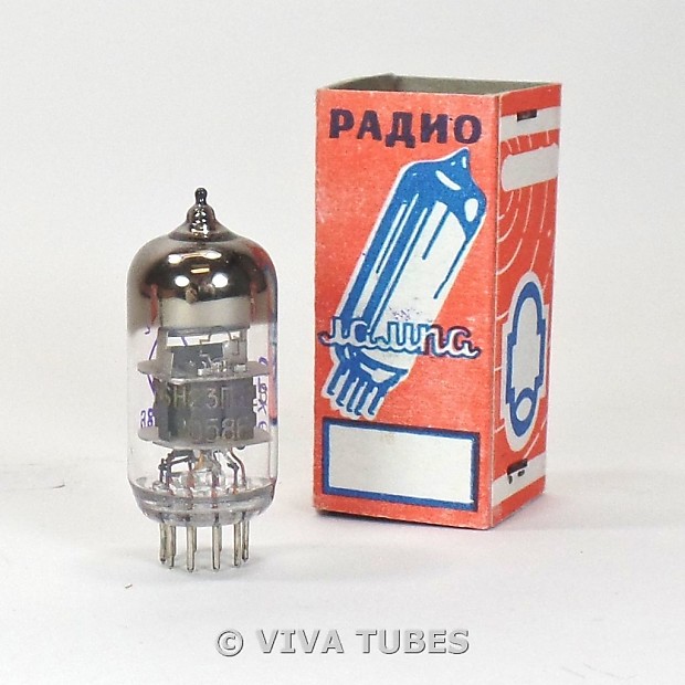NOS NIB Soviet Era Russian 6N23P-EV = 6922 6DJ8 Silver | Reverb UK