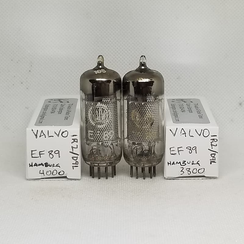 Valvo EF89 Well Matched (5.0%) Pair Hamburg Factory NOS | Reverb UK