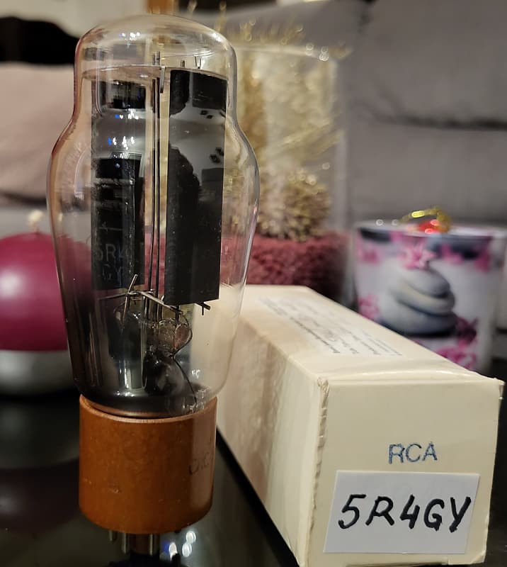 5R4GY RCA USA Rectifier,black plate,square getter Year | Reverb