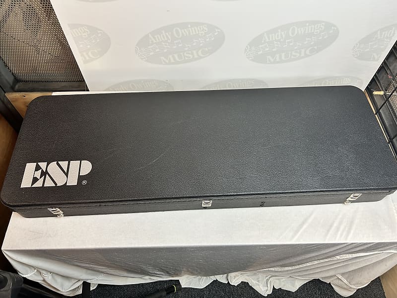 (NOS) ESP F Series form fit case 2000s - Tolex Black | Reverb