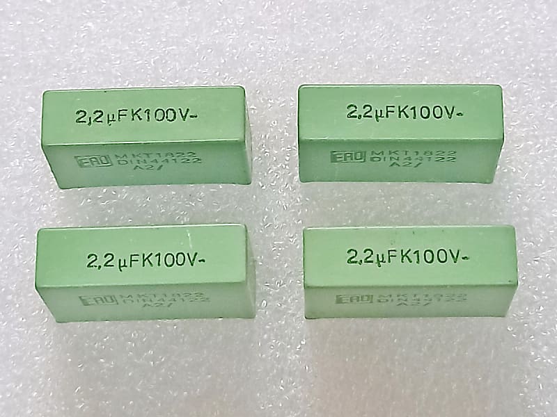 4 pieces ERO MKT 1822 Metallized Polyester Film Capacitor | Reverb