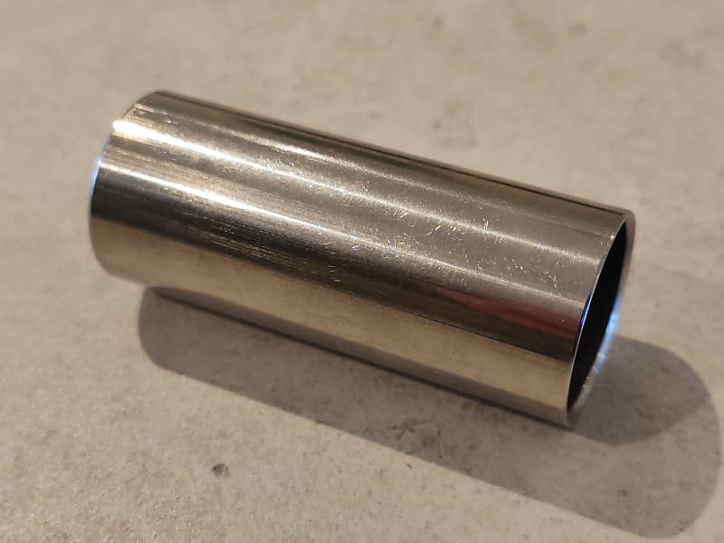 Metal Guitar Finger Slide - 60mm x 24mm - Silver - Brand | Reverb UK