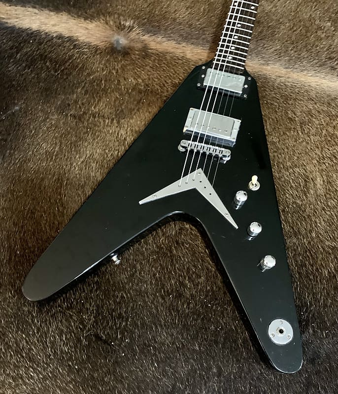 Dean VX Flying V Black | Reverb