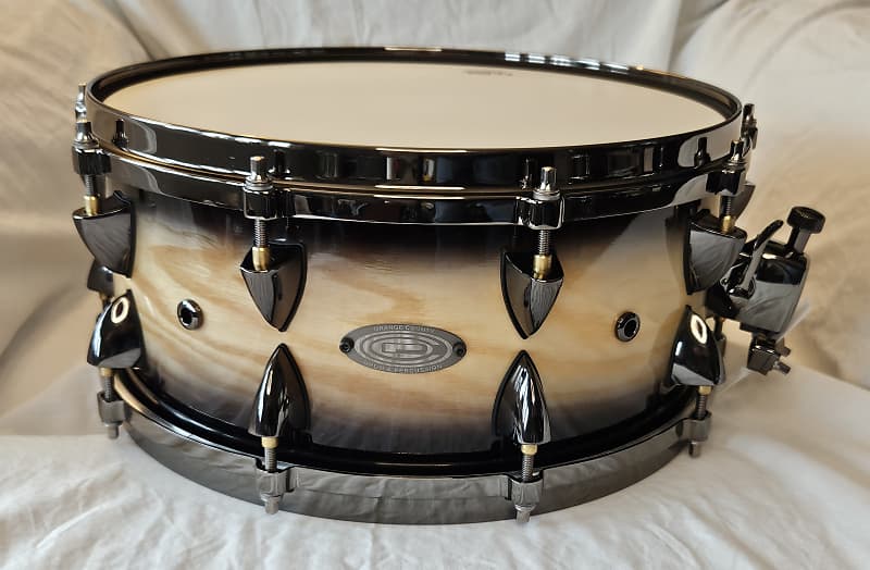 OCDP Maple Snare 14" x 6" 2017 - Natural Black Burst | Reverb