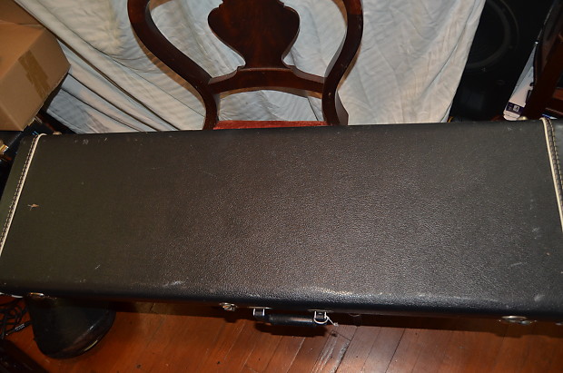 Fender bass guitar hardshell case only black | Reverb
