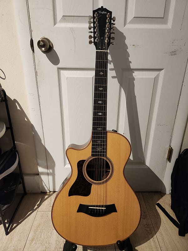 Left handed Taylor 752ce 12 string natural limited edition | Reverb