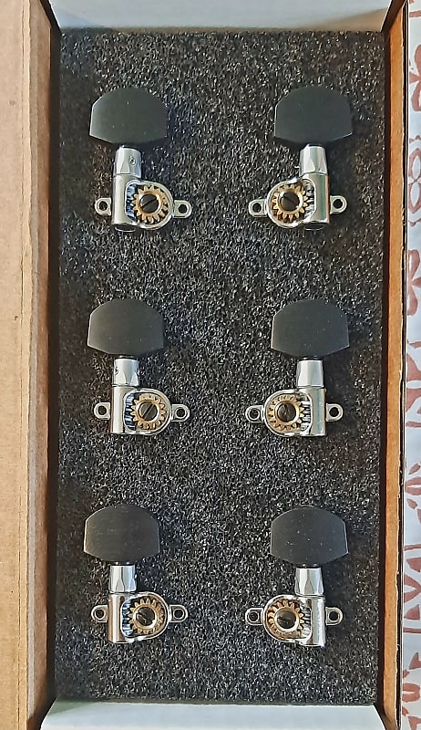 PRS Phase III Locking Tuners - Ebony | Reverb