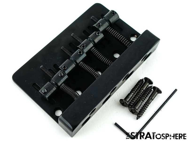 Black P Jazz Bass BRIDGE for Fender Precision Jazz Bass | Reverb