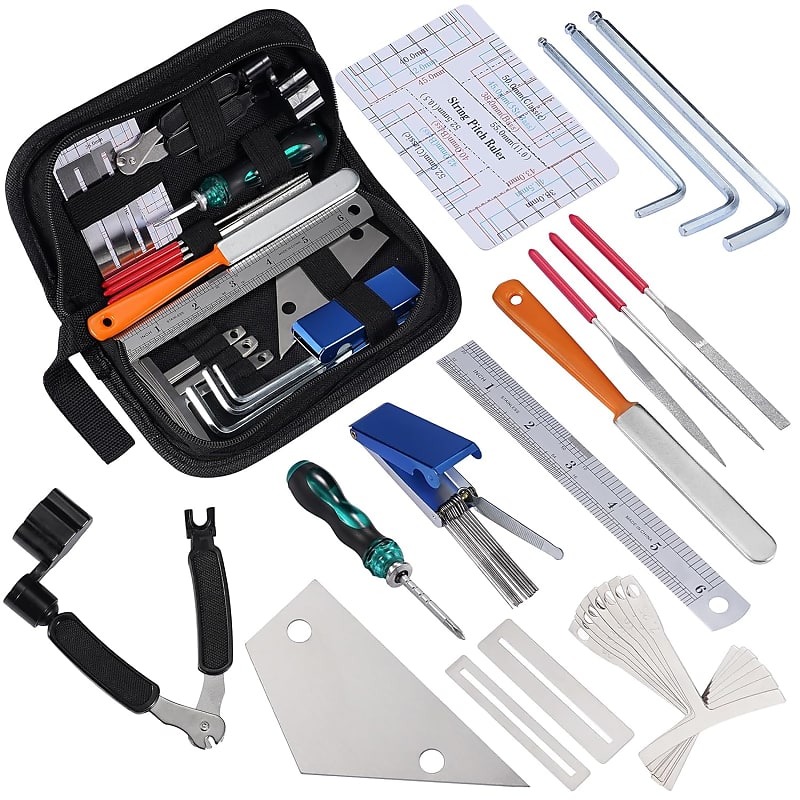25Pcs Guitar Tool Kit, Guitar Repair Kit, Guitar Maintenance | Reverb