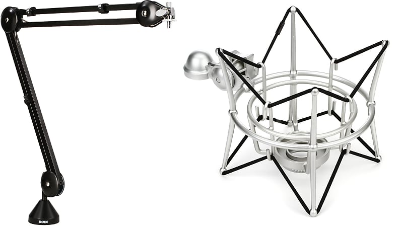 Rode PSA1 Desk-mounted Broadcast Microphone Boom Arm Bundle | Reverb