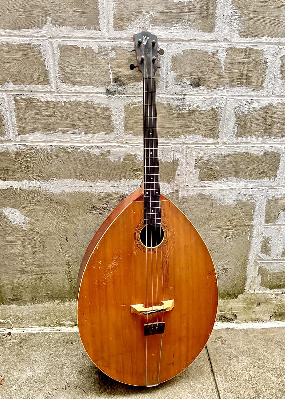 Vintage 1913 Gibson Mando Bass Style -Natural- For | Reverb