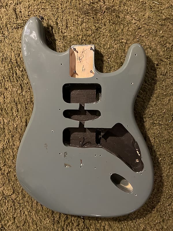 Fender Squier Stratocaster Body Bullet 2019 Sonic Grey | Reverb