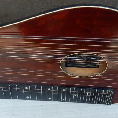 Antique 32 Strings Zither Auto-harp "CARL ARNBERGER" Nr.13 | Reverb