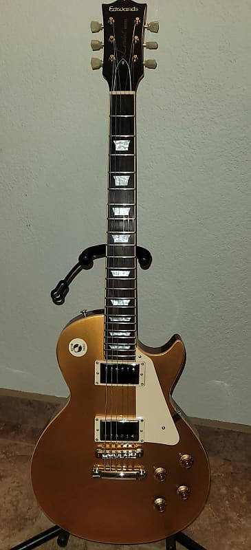 Edwards (ESP) E-LP-125SD - Gibson Les Paul Style Goldtop with | Reverb