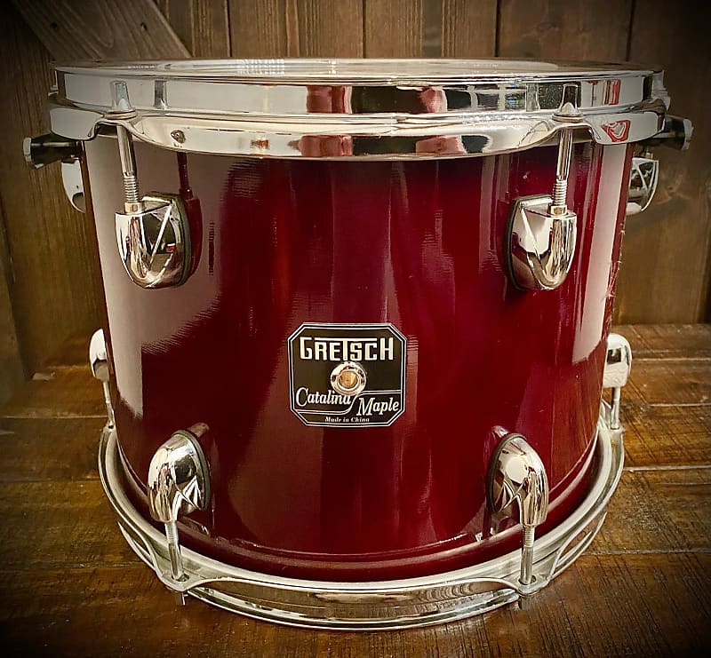 Gretsch 9x12” Catalina Maple Rack Tom in Dark Cherry Gloss | Reverb