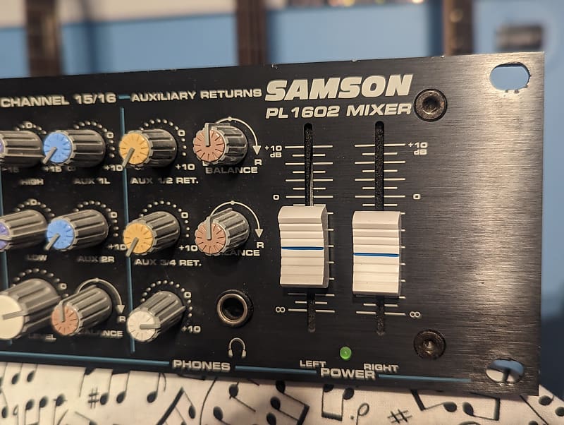 Samson PL1602 16 Channel Mixer | Reverb