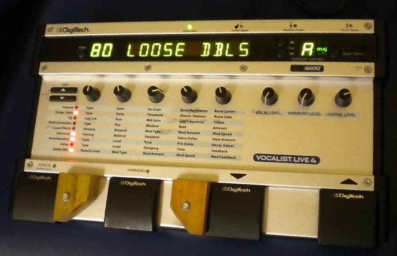 DigiTech Harmonizer and Effector Vocalist Live 4 | Reverb