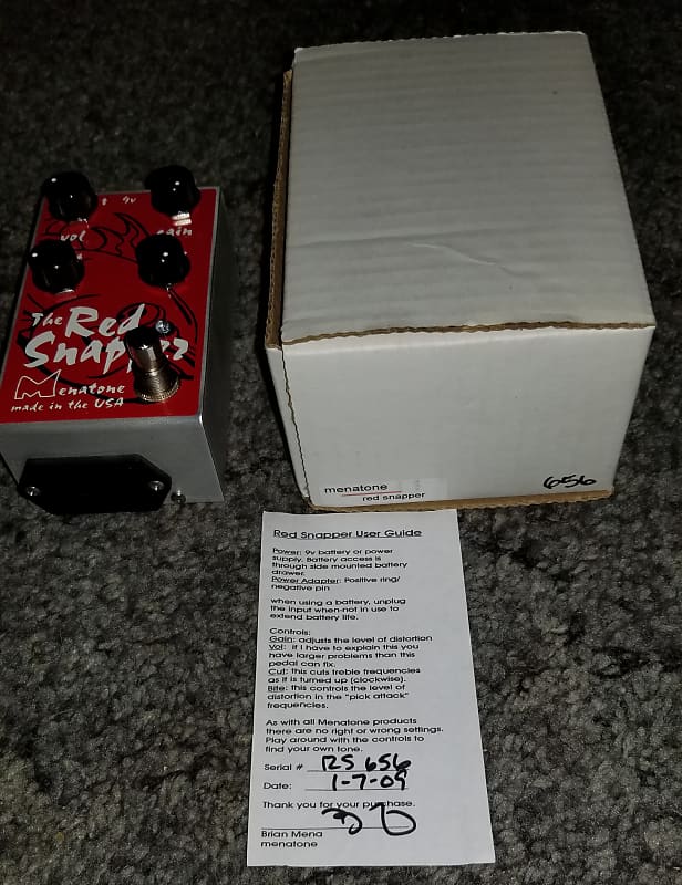 Menatone Red Snapper #656 2009 Red | Reverb