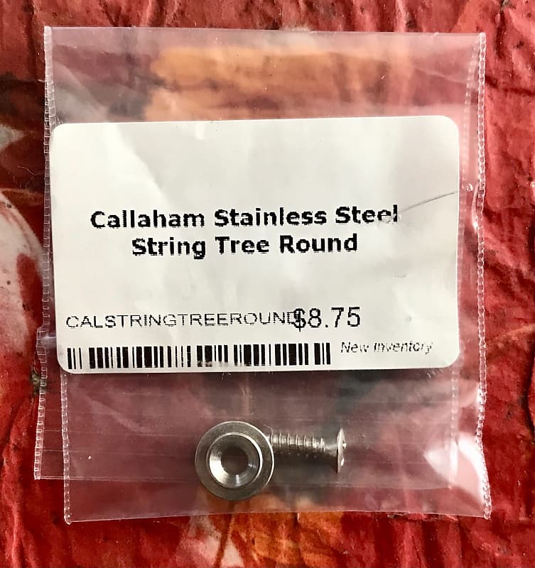 Callaham Stainless Steel Old Style Round String Tree With | Reverb