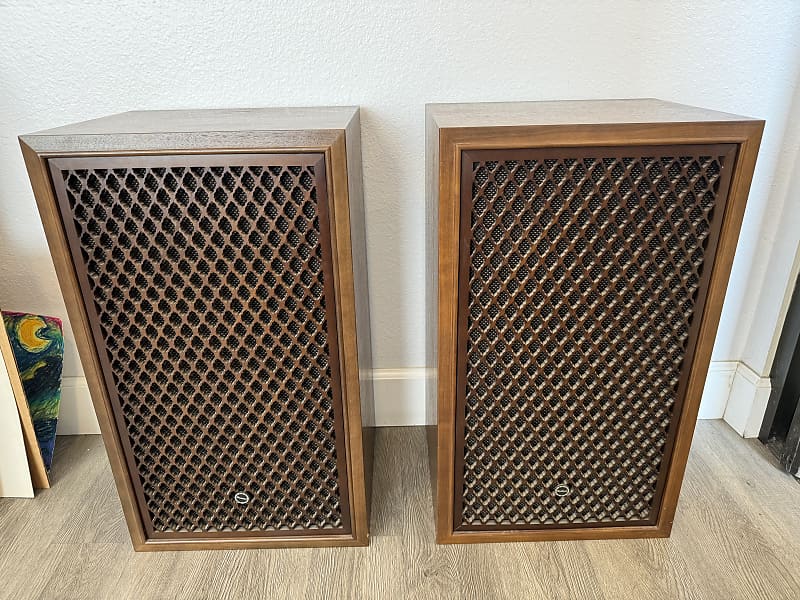 Pair Sansui SP-200 3 Way 5 Speakers Floor Speaker Japan Made | Reverb