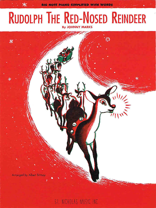 Rudolph The Red-Nosed Reindeer by Johnny Marks for Big Note | Reverb