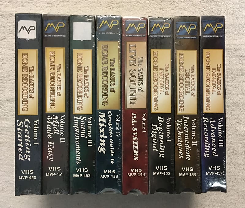 MVP The Basics of Home Recording 8-Volume Set | Reverb