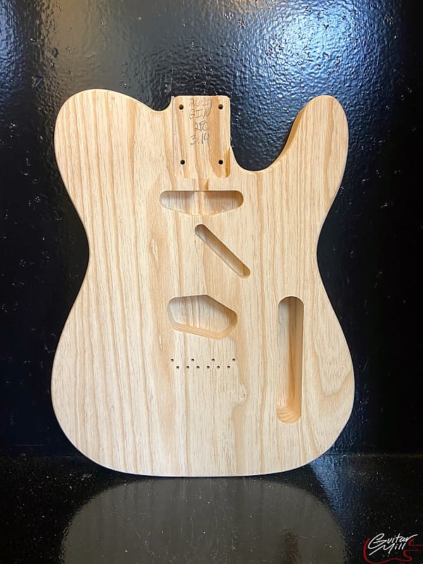 Guitar Mill T-Style Body / 2 pc. Ultra Light Swamp Ash | Reverb