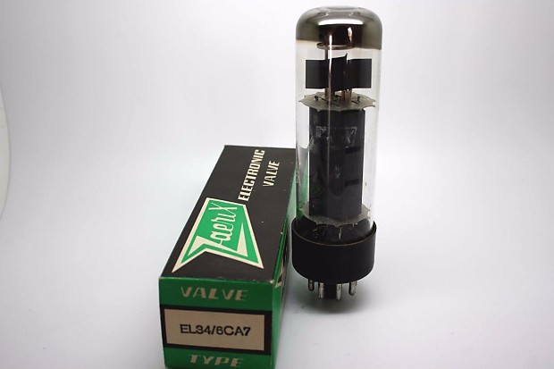 ZAERIX EL34 - 6CA7 VACUUM TUBE WITH ORIGINAL BOX ORANGE | Reverb UK