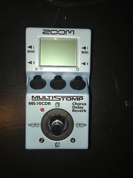 ZOOM MS-70 CDR Multi EFX Pedal 2015 Powder Blue | Reverb