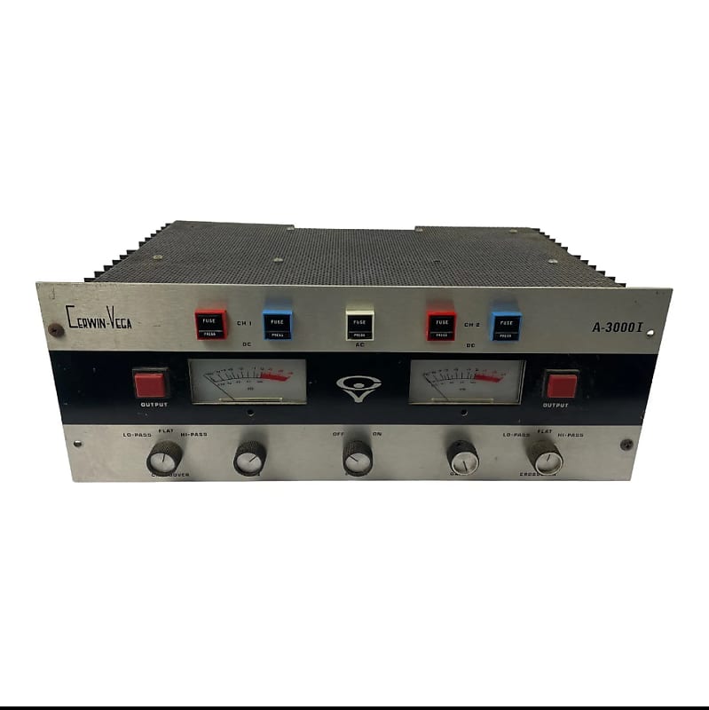 CERWIN-VEGA A-3000I EARTHSHAKER POWER AMPLIFIER Working | Reverb