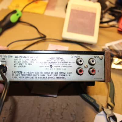 Restored Realistic Bass Enhancer/Subsonic Filter model | Reverb