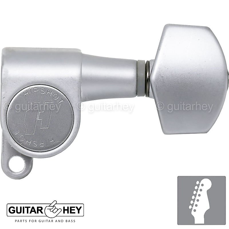 NEW Hipshot Classic Mini Tuners 6 in line STAGGERED w/ Small | Reverb