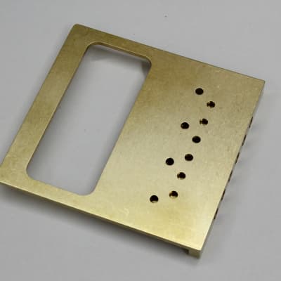 Telecaster brass bridge for P90 | Reverb